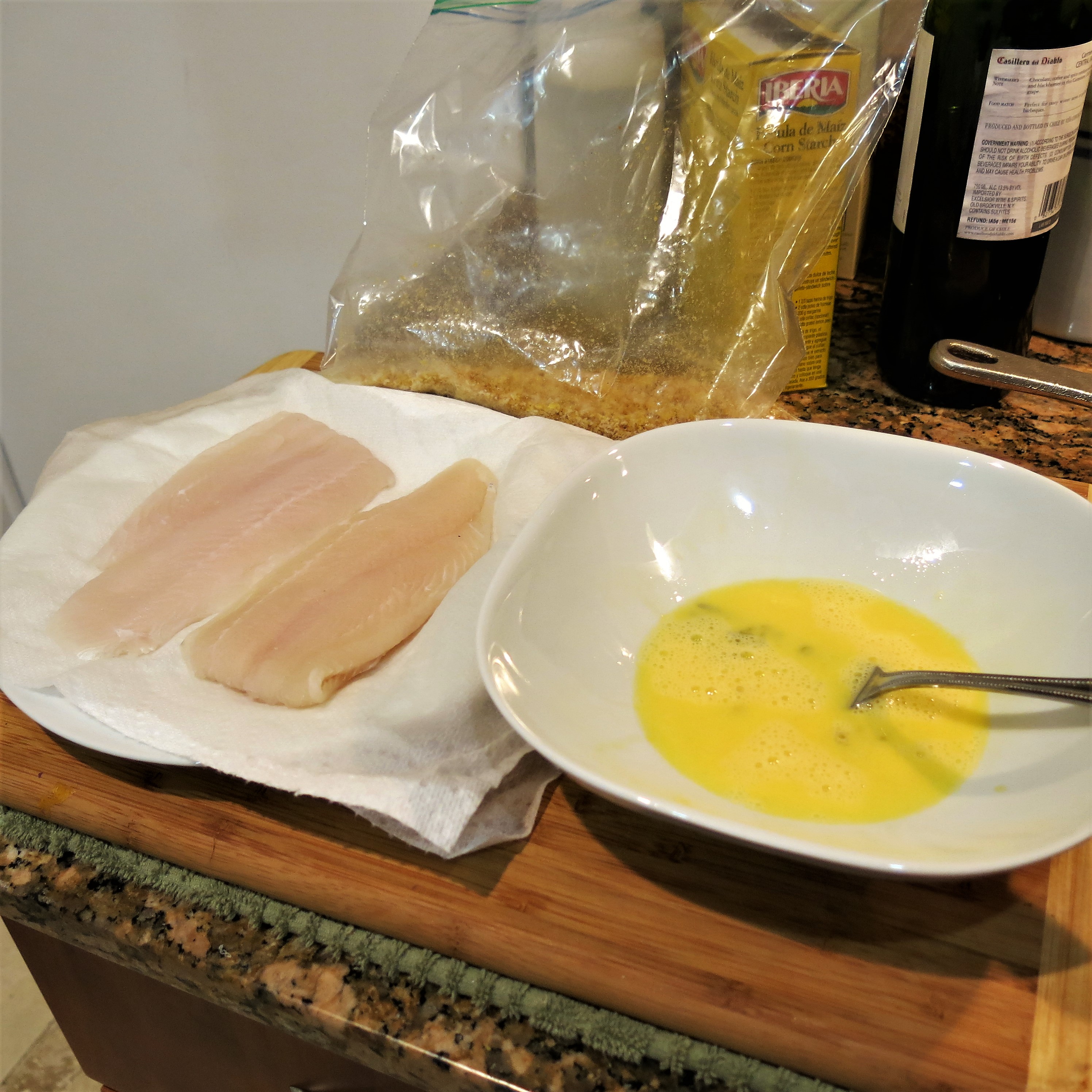 Plantain Chip-Crusted Fish Fillets with Curry Sauce | Goddess Cooks