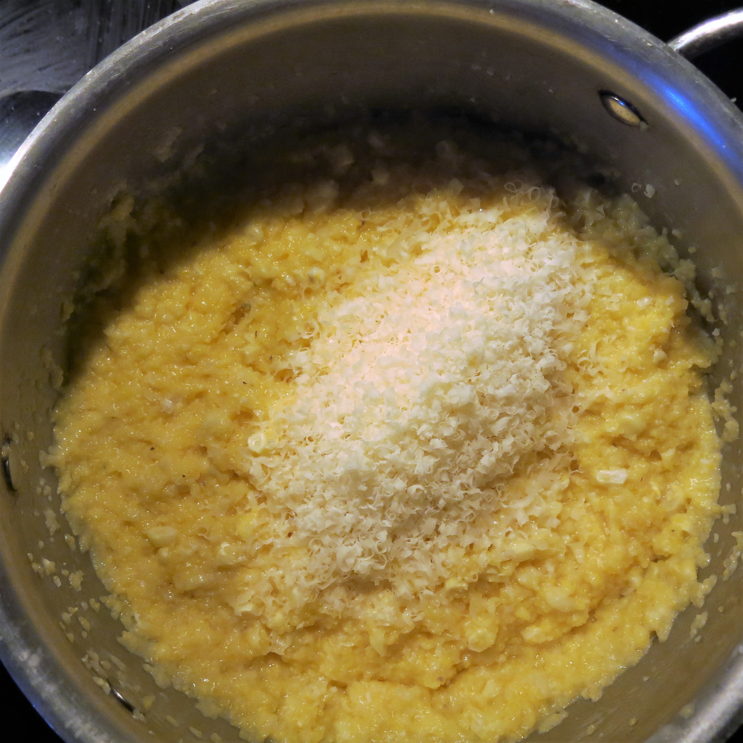 Creamy Corn and Cheese Polenta | Goddess Cooks