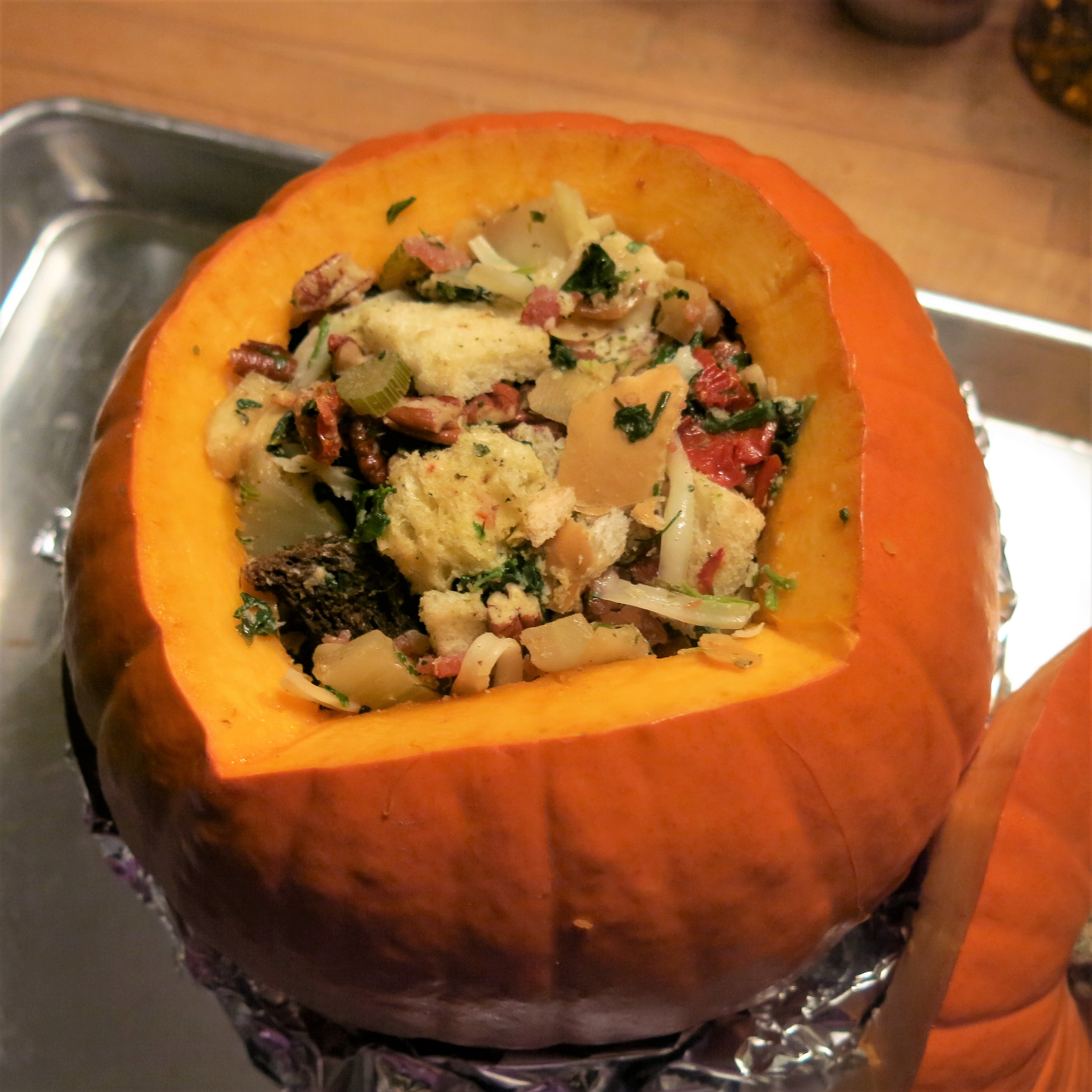 Heavenly Stuffed Pumpkin | Goddess Cooks