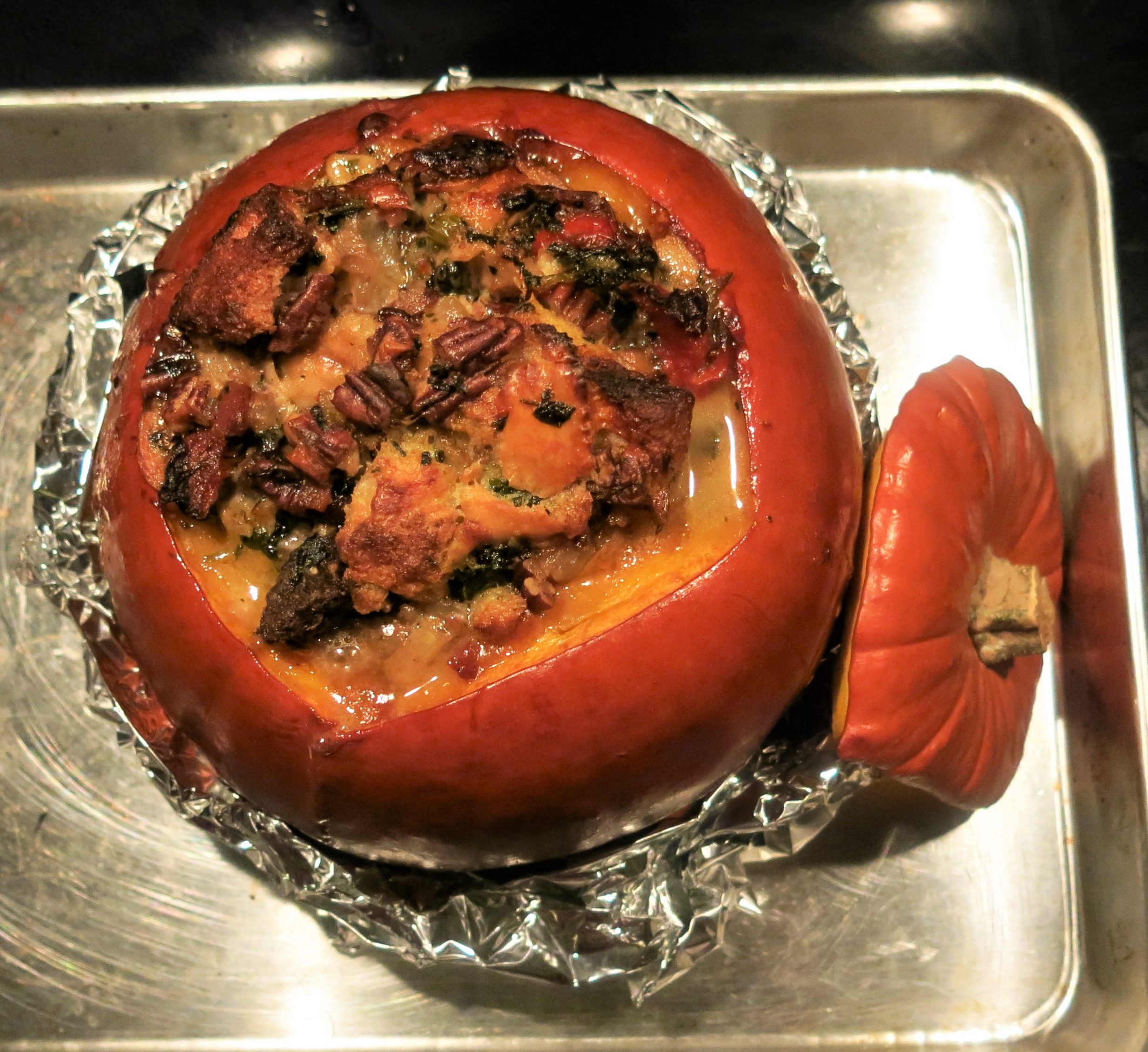 Heavenly Stuffed Pumpkin | Goddess Cooks
