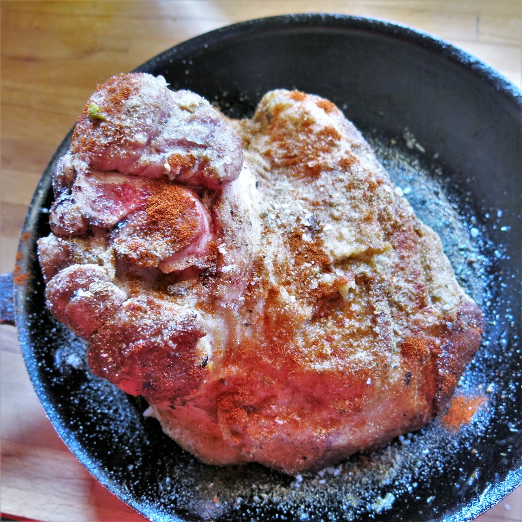 Spiced, Braised Pork Shoulder with Roasted Pineapple | Goddess Cooks