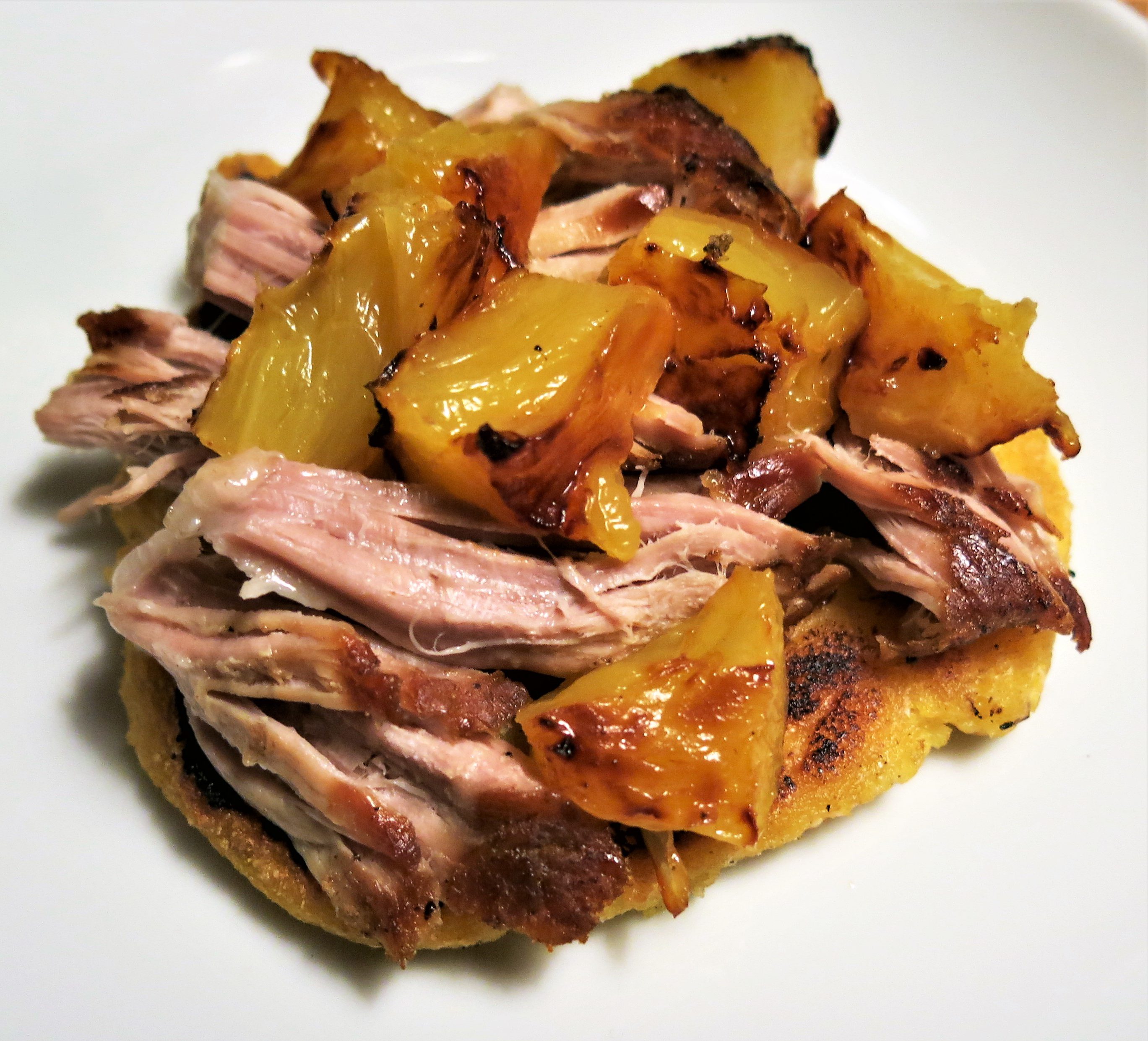 Spiced, Braised Pork Shoulder with Roasted Pineapple | Goddess Cooks