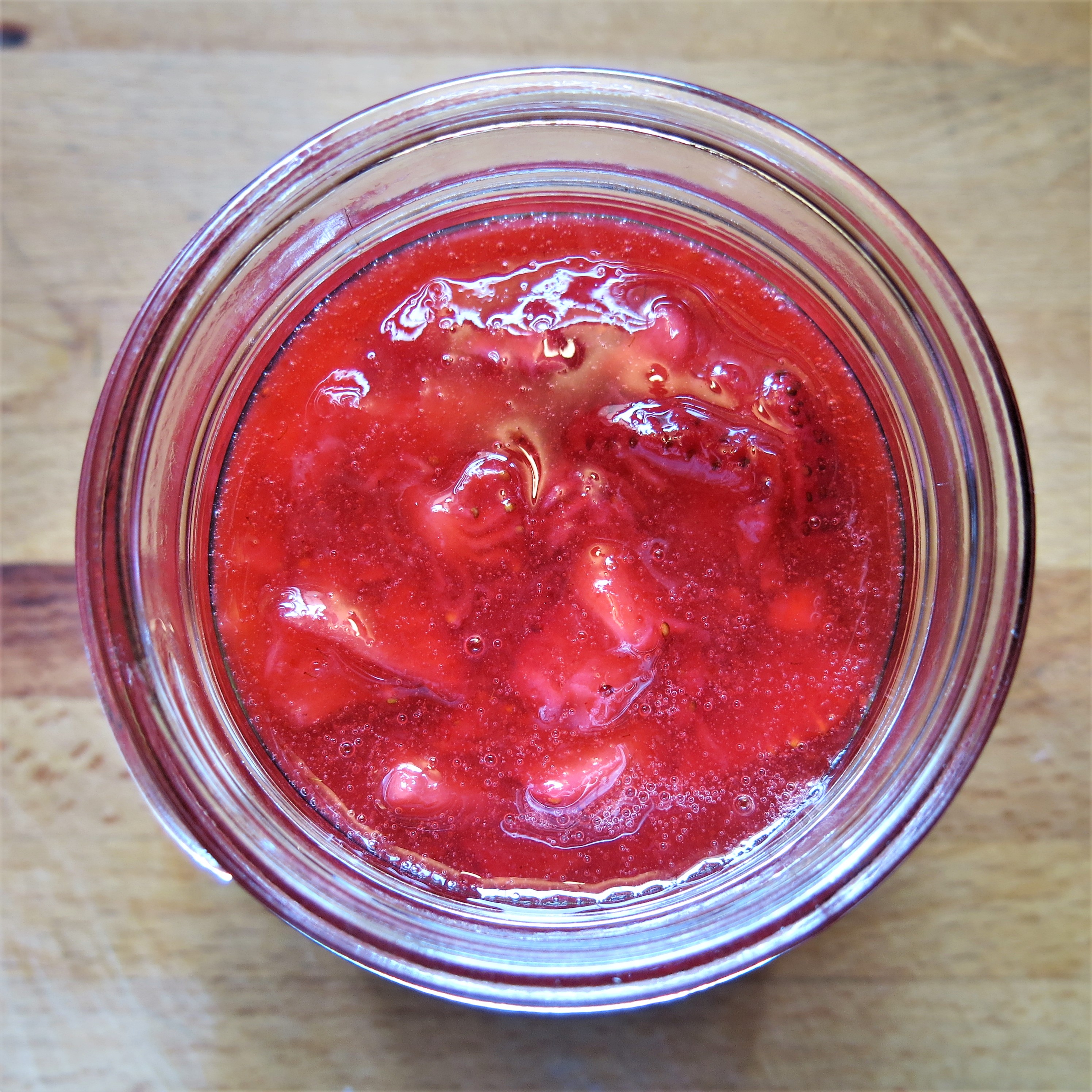 Out-of-Season Strawberry Freezer Jam (without Pectin) | Goddess Cooks