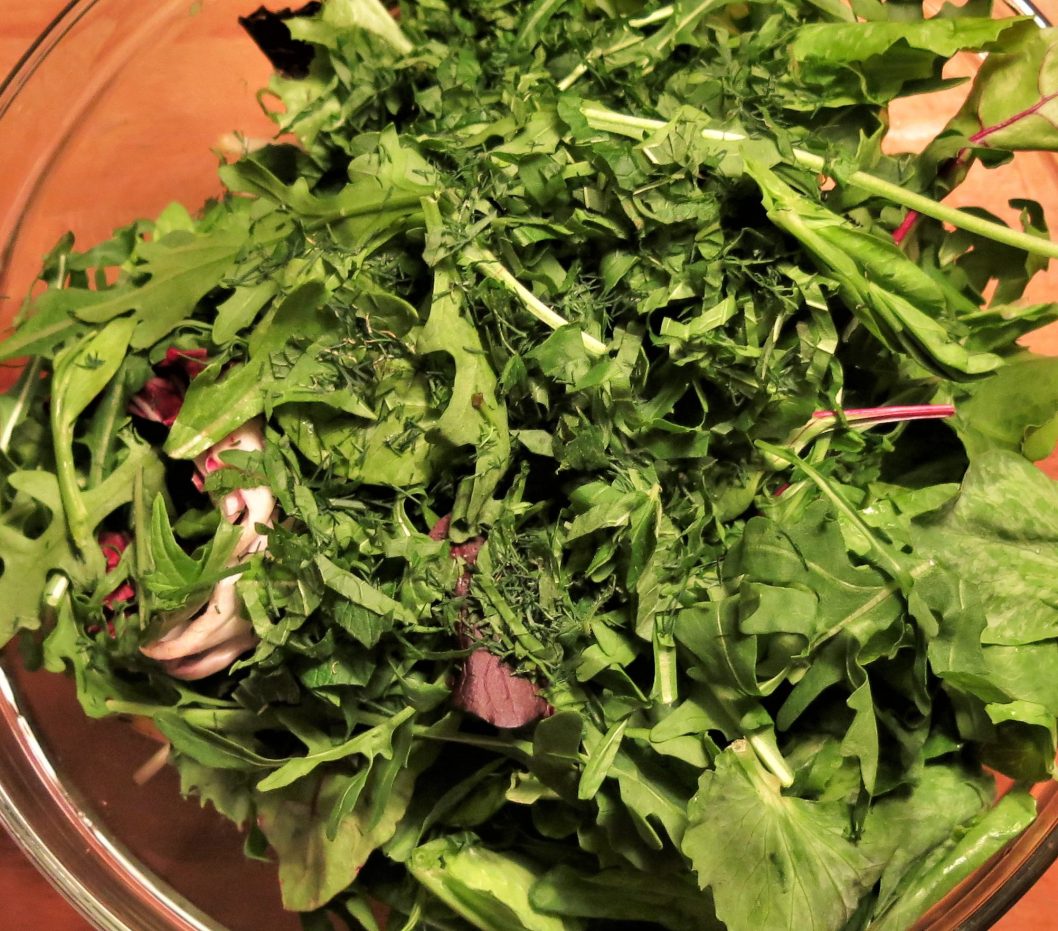 Field of Greens Salad | Goddess Cooks