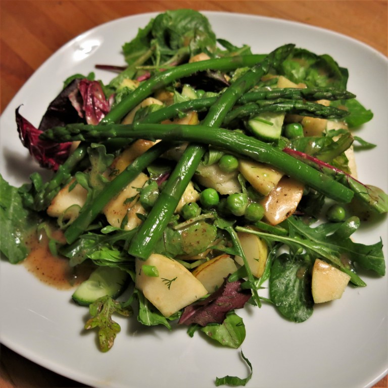 Field of Greens Salad | Goddess Cooks