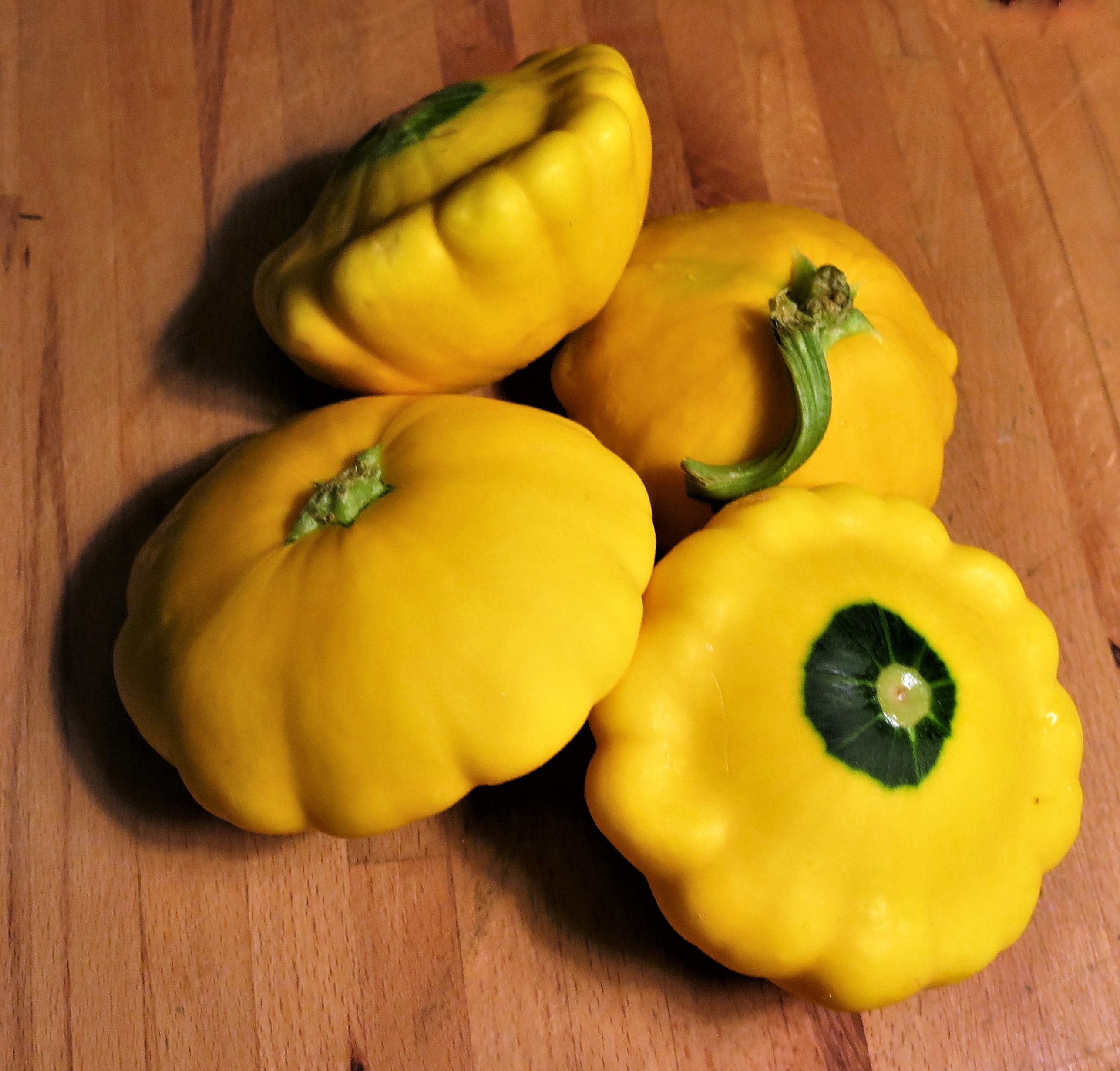 Vegetarian Stuffed Patty-Pan Squash | Goddess Cooks