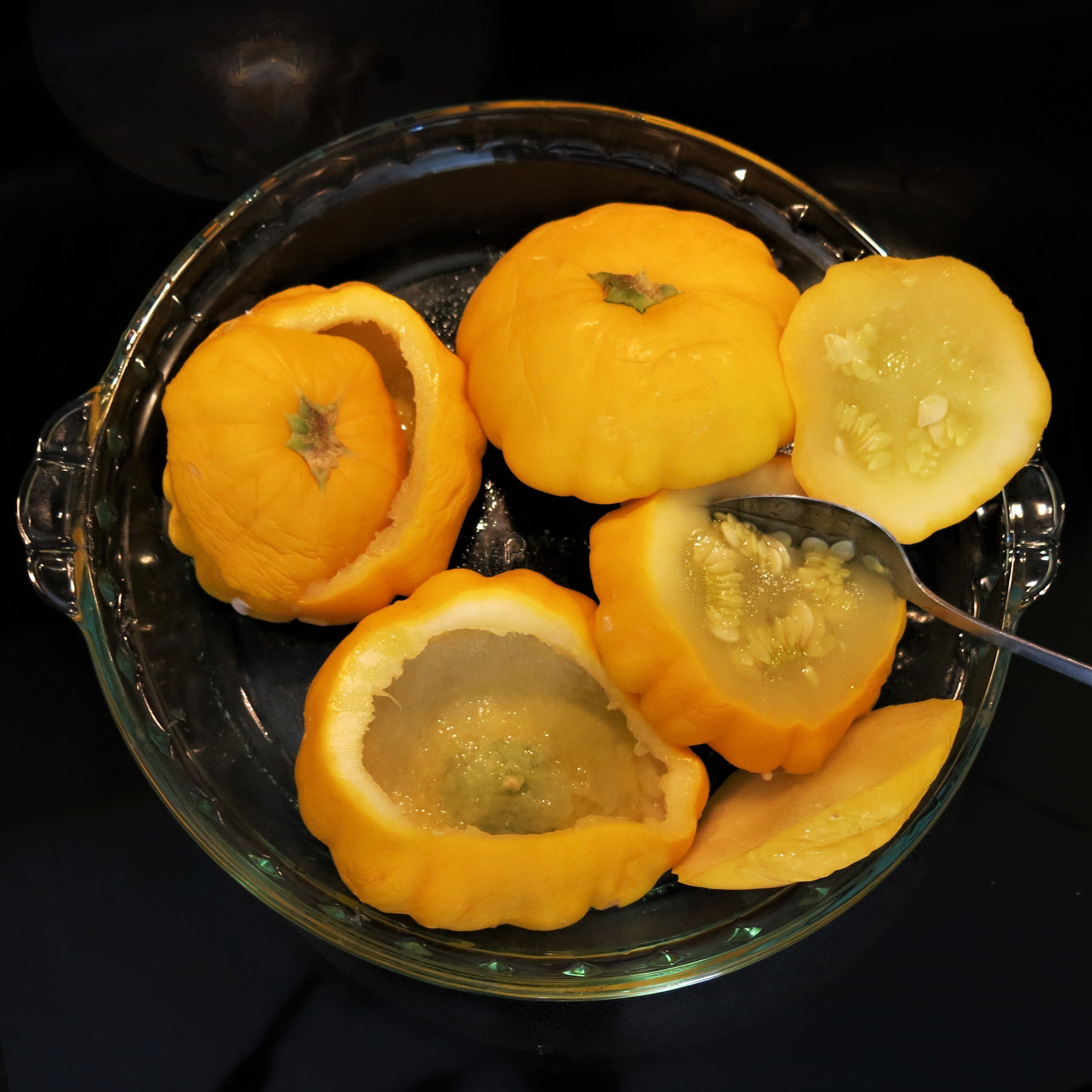 Vegetarian Stuffed Patty-Pan Squash | Goddess Cooks