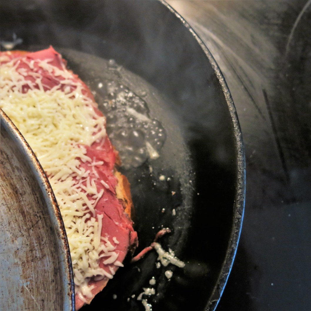 Fried Bologna “Reuben” Sandwich | Goddess Cooks