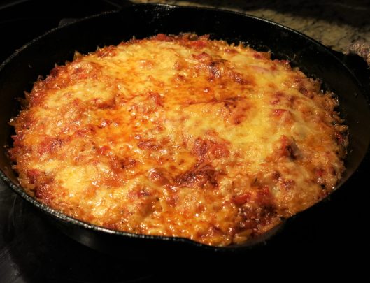 Cheesy Rice with Tomatoes, Onions and Garlic | Goddess Cooks