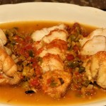 Spanish-Style Braised Monkfish in Roasted Pepper-Saffron Sauce ...