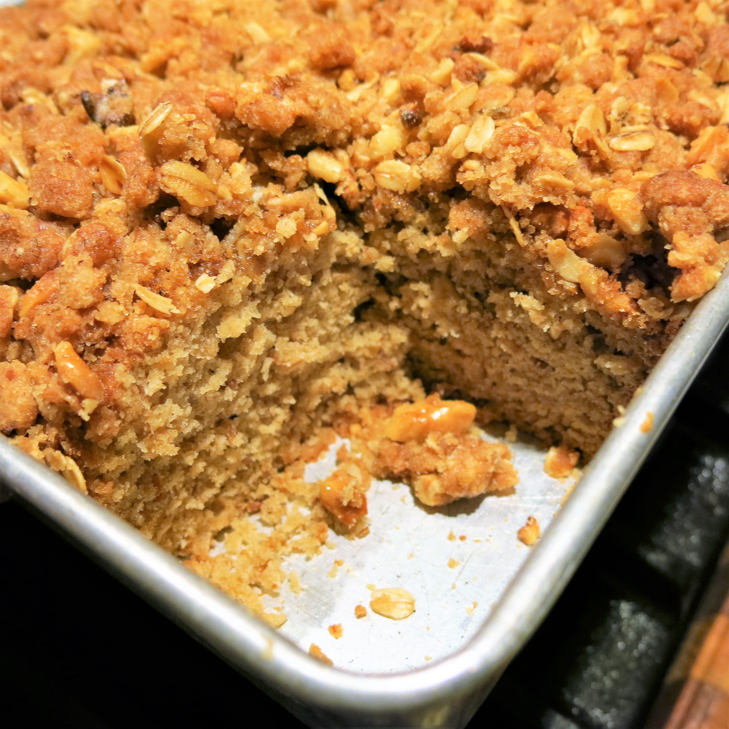 Applesauce-Oatmeal Tea Cake | Goddess Cooks