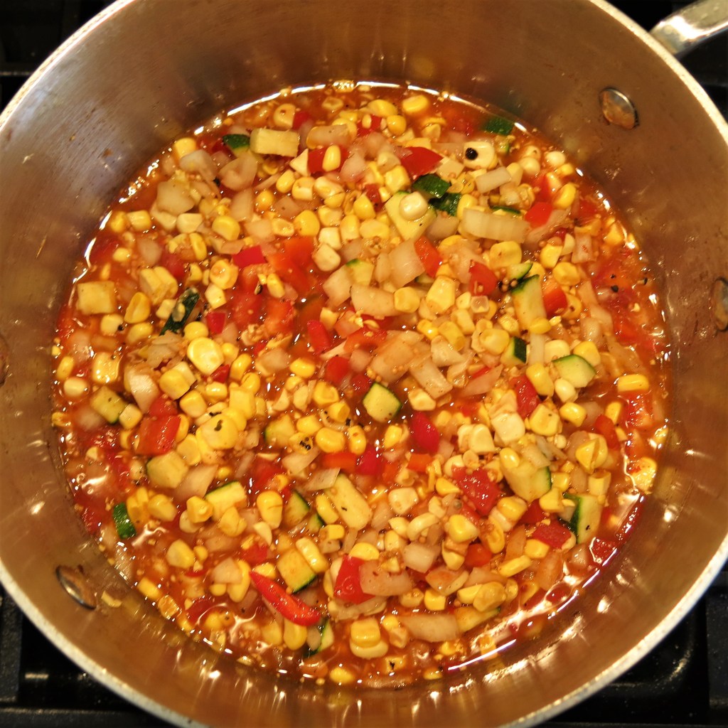 Sweet Corn-Zucchini-Red Pepper Relish | Goddess Cooks