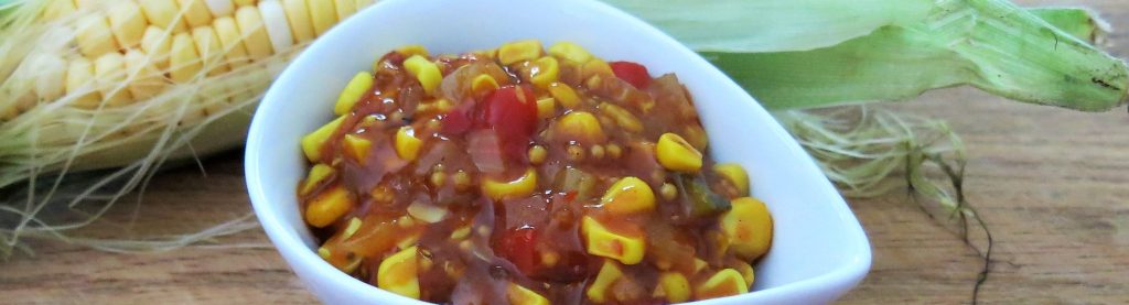 Sweet Corn-Zucchini-Red Pepper Relish | Goddess Cooks