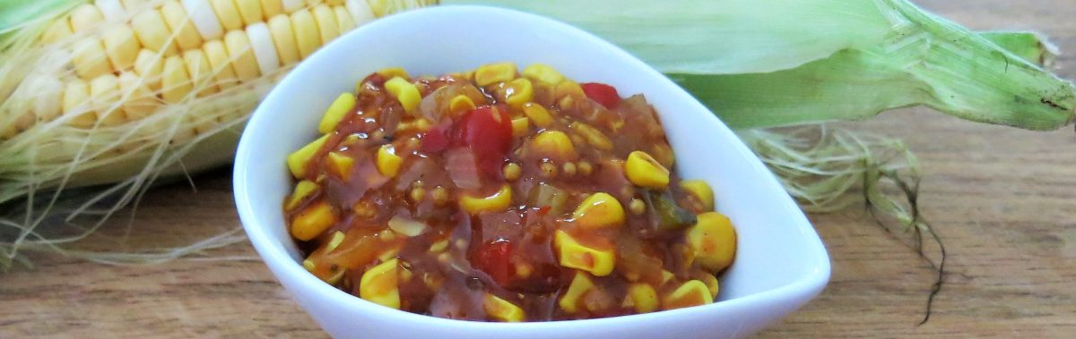 Sweet Corn-Zucchini-Red Pepper Relish | Goddess Cooks