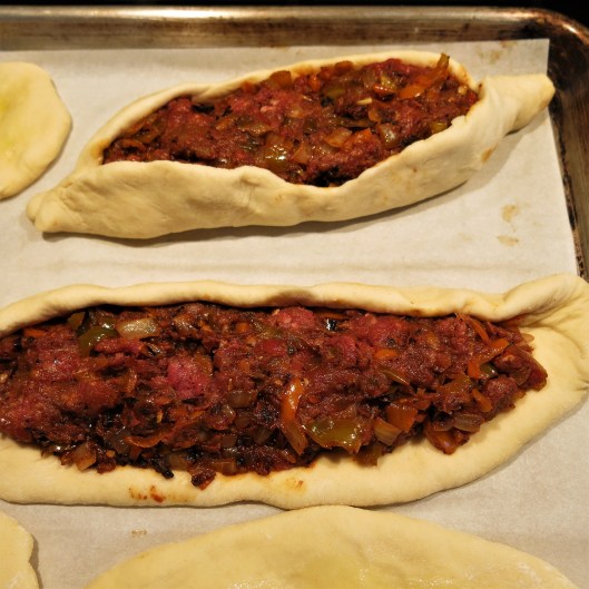 Turkish Pide with Cheese, Meat or Vegetable Filling | Goddess Cooks