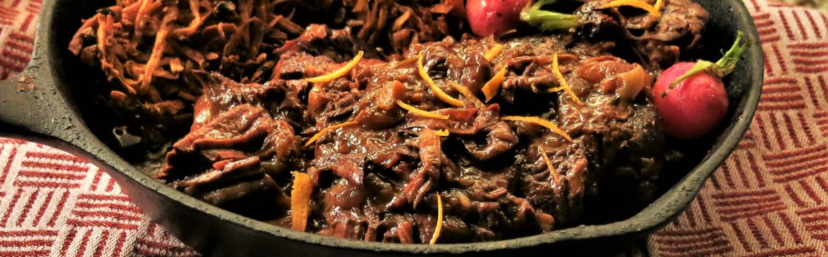 Braised Beef with Port, Red Wine, Dried Cherries and Orange | Goddess Cooks